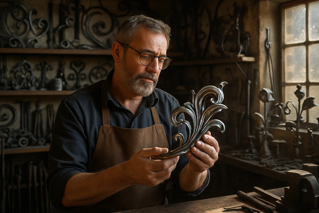 Le passionné des métaux : Lionel Moretto, métallier ferronnier des ...