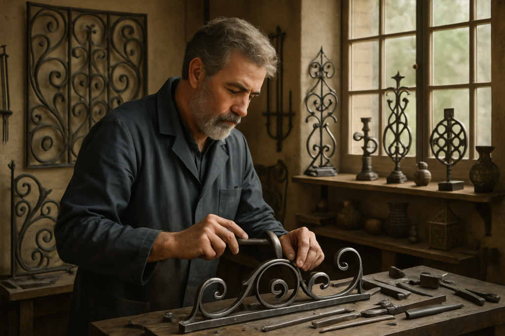 « Préserver l'héritage tout en innovant » : Lionel Moretto, ferronnier ...